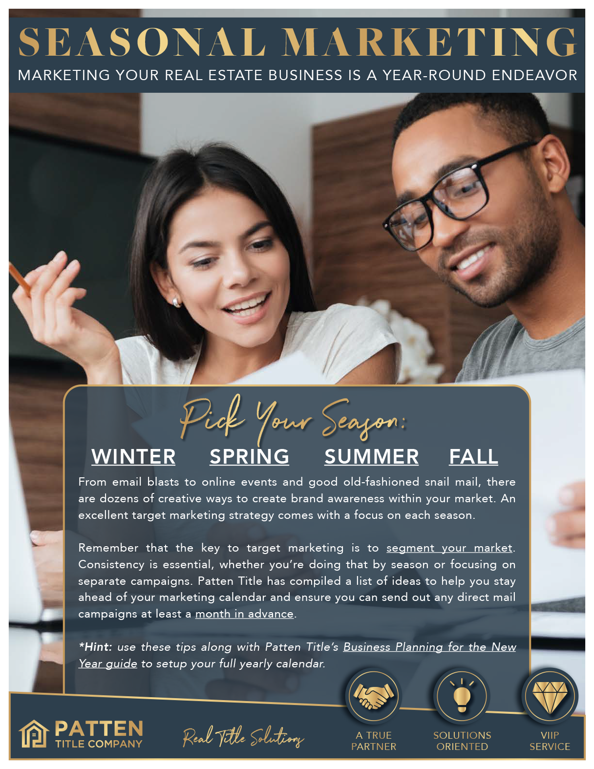 Seasonal Marketing Tips Patten Title Company