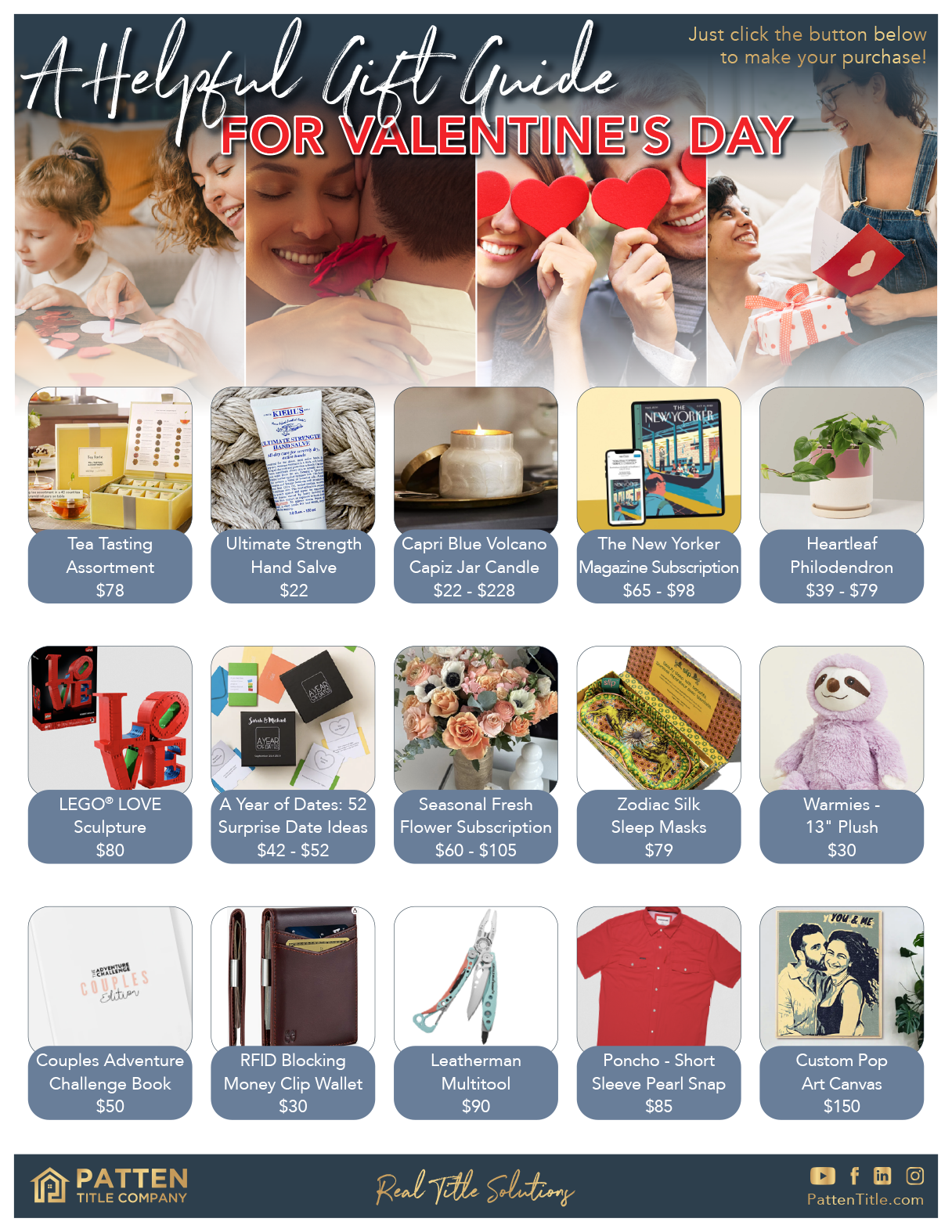 Valentine’s Day Gift Guide - Patten Title Company