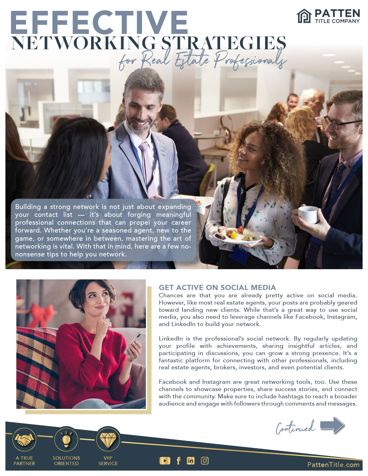 Networking Strategies - Patten Title Company
